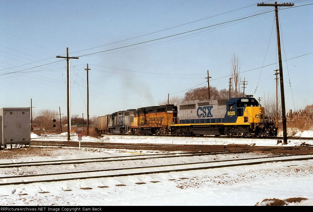CSX 8028, 4254, and 2020
